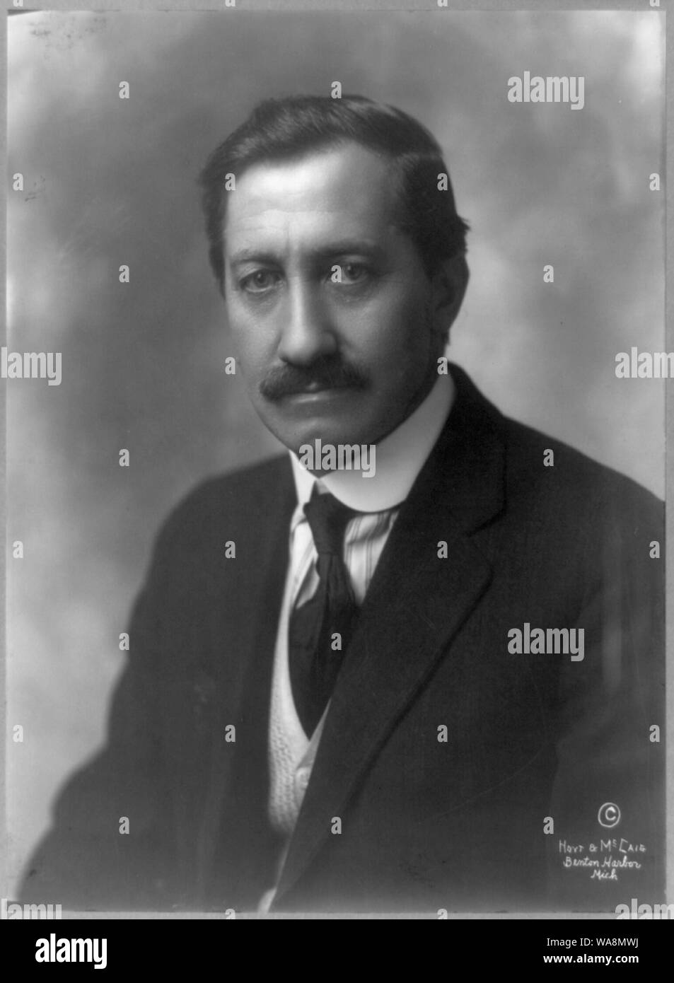 Capt. Frederick Albert Cook, half-length portrait, facing front Stock ...
