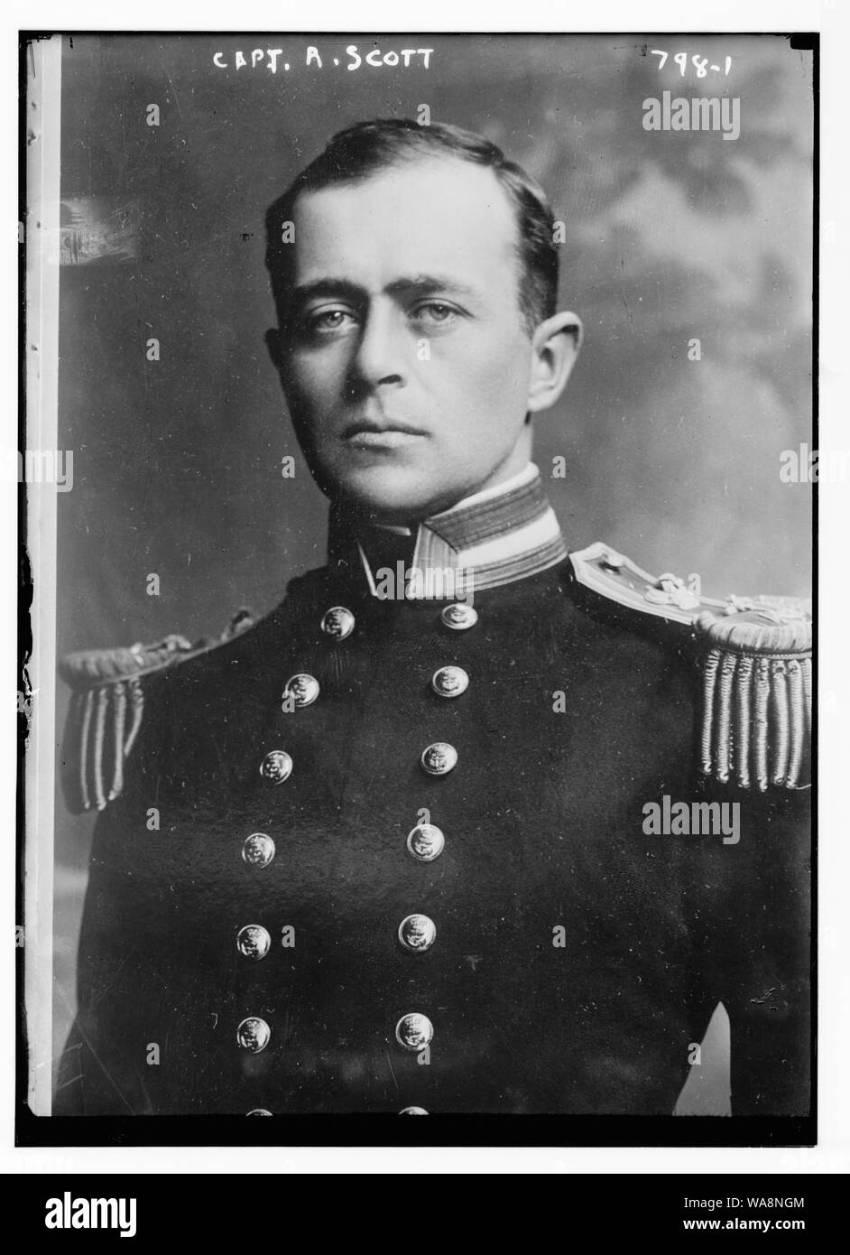 Capt. R. Scott, in uniform Stock Photo - Alamy
