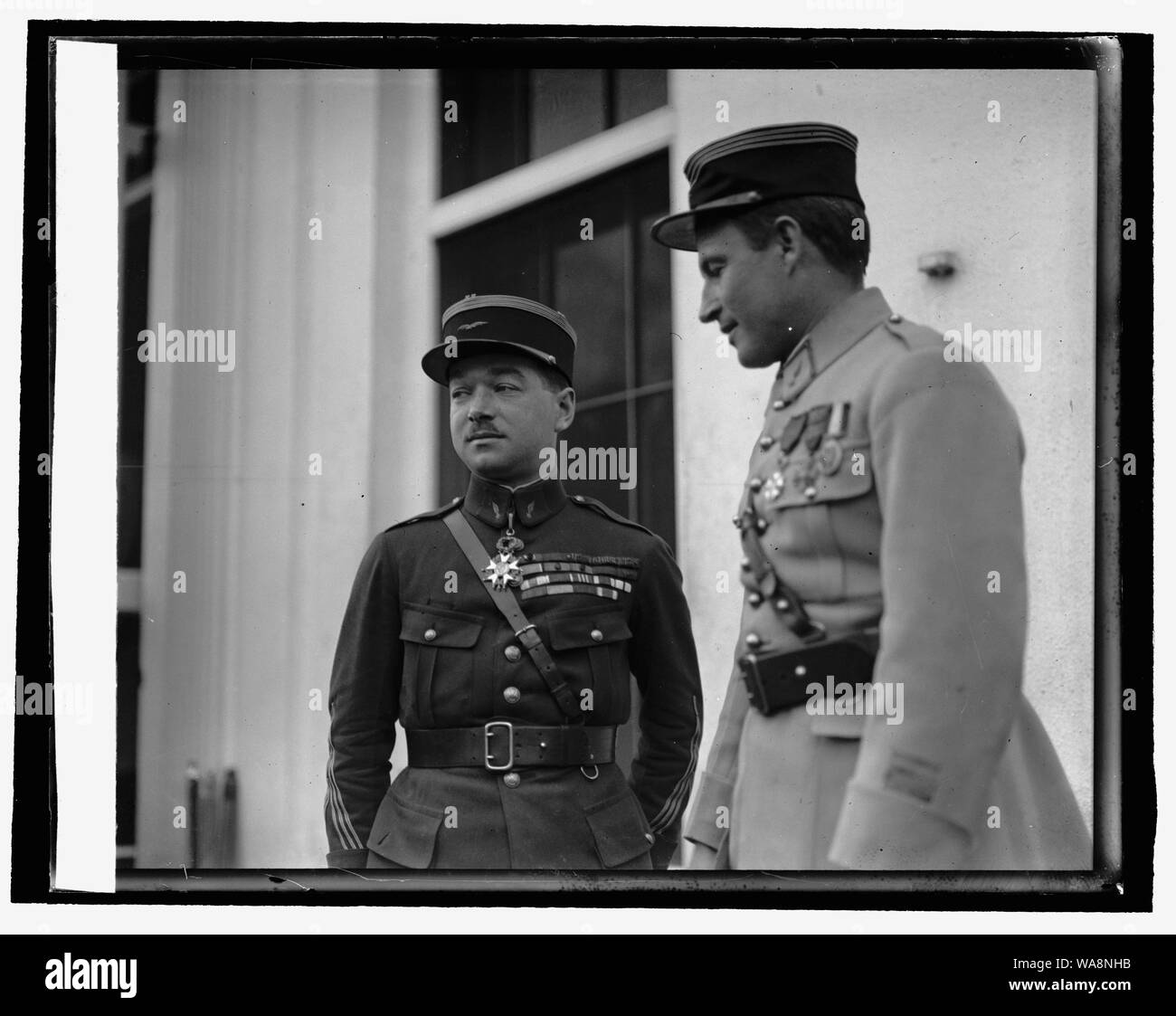 Capt. Rene Fonk & Maj. Georges Thenault of France, [10/29/25] Stock ...