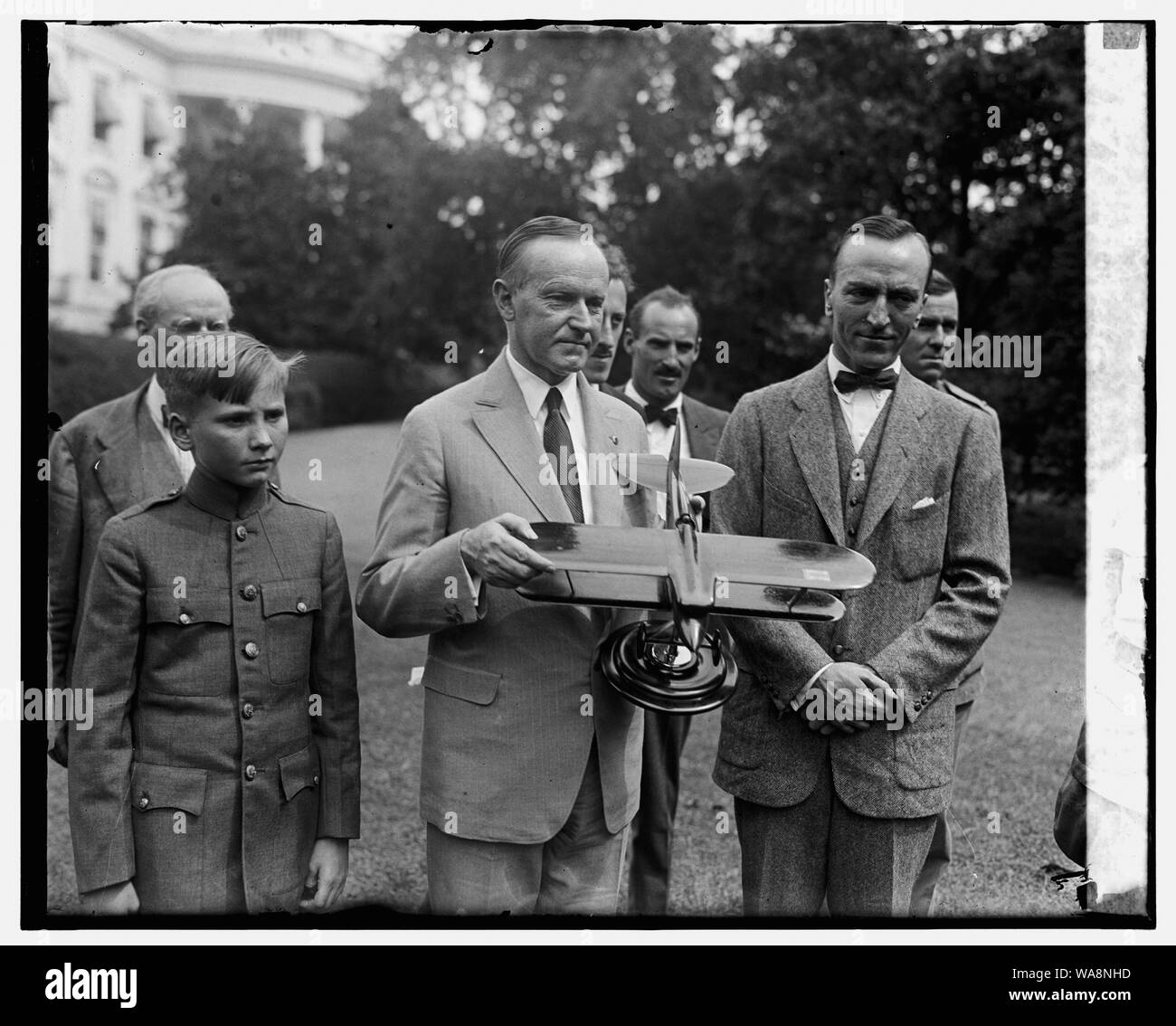 Capt. Rickenbacker invites Coolidge to N.Y. Air Races, 9/14/25 Stock ...