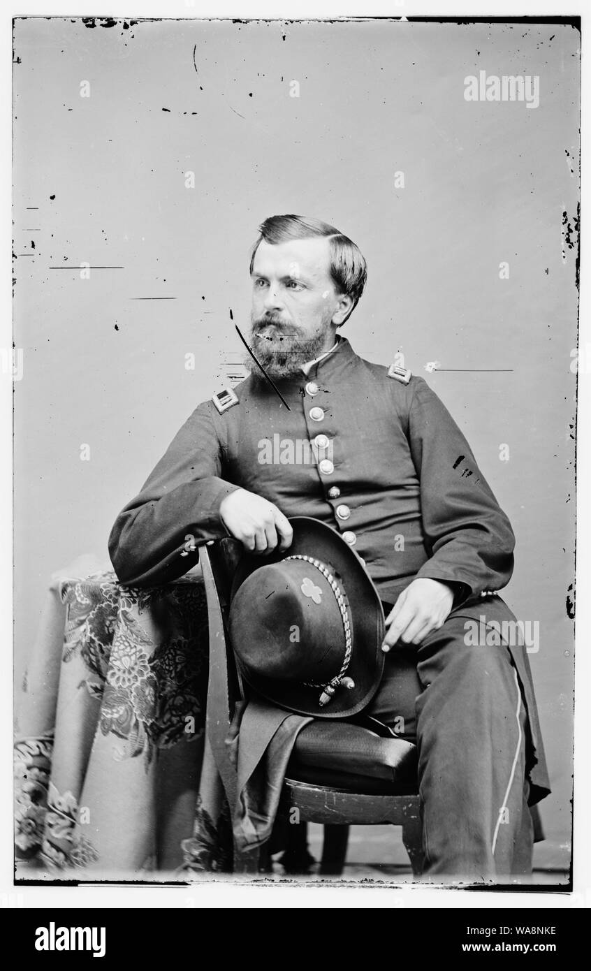 Capt. Samuel Fisk, 14th Conn. Inf Stock Photo - Alamy