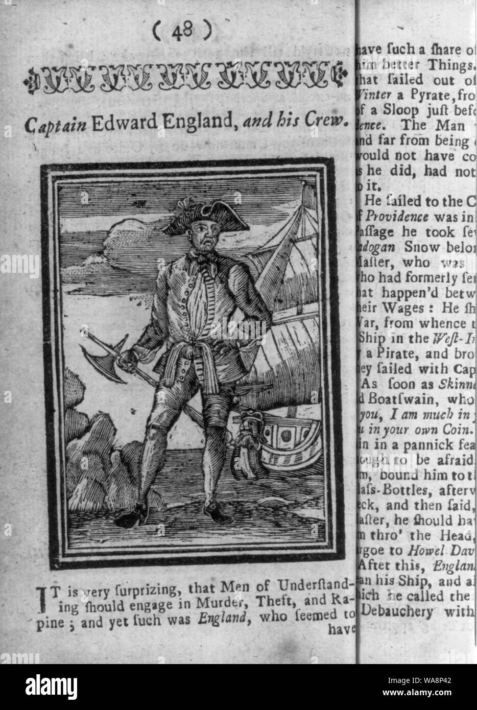 Captain Edward England Stock Photo - Alamy