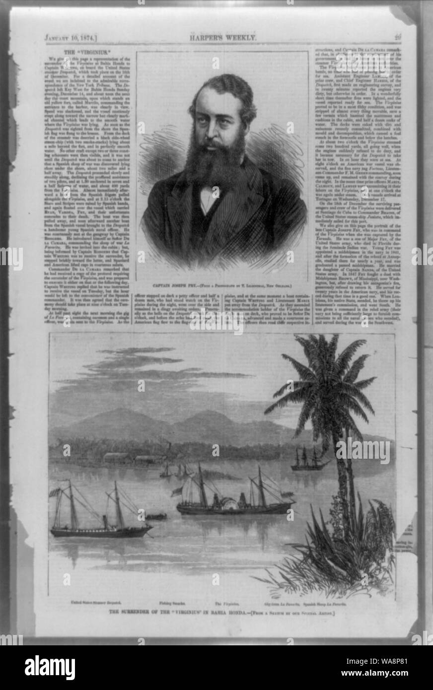 Captain Joseph Fry / / from a photograph by T. Lilienthal, New Orleans ...