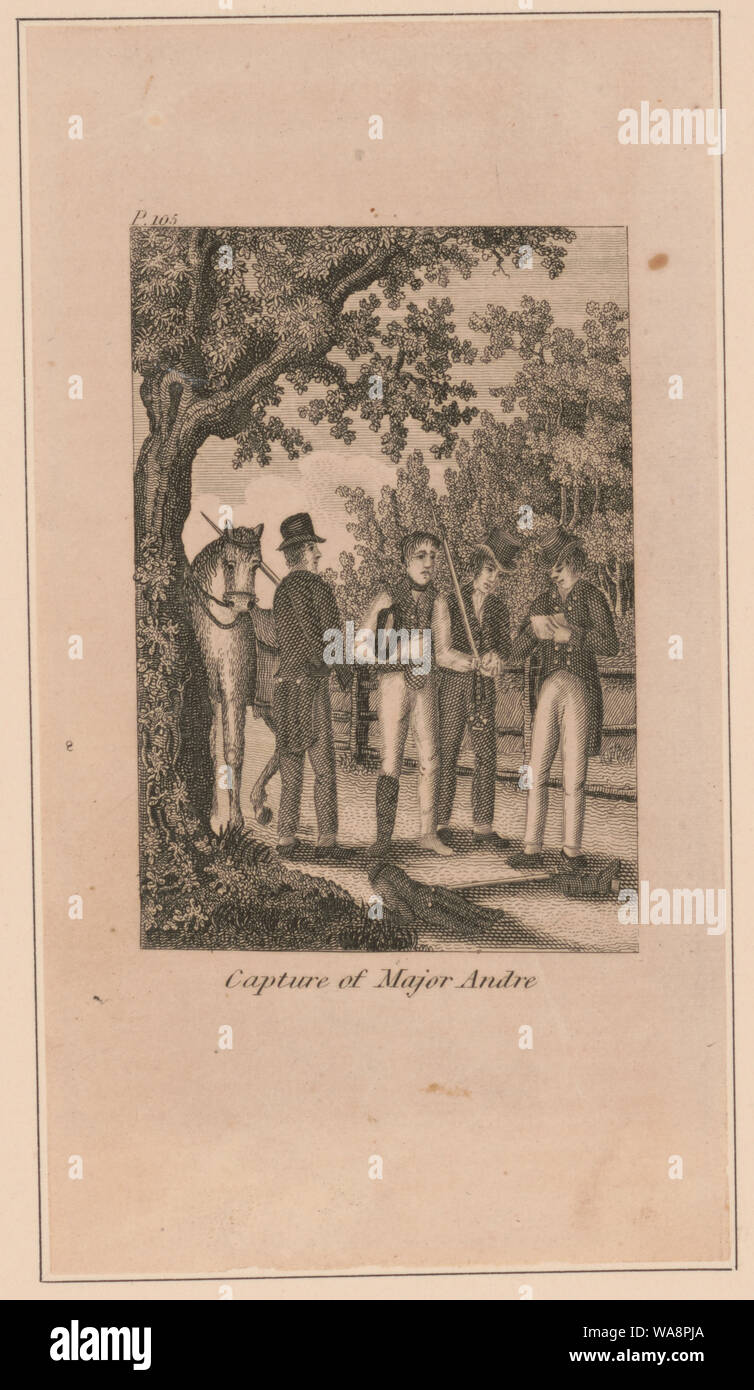 Capture of Major Andre Stock Photo - Alamy