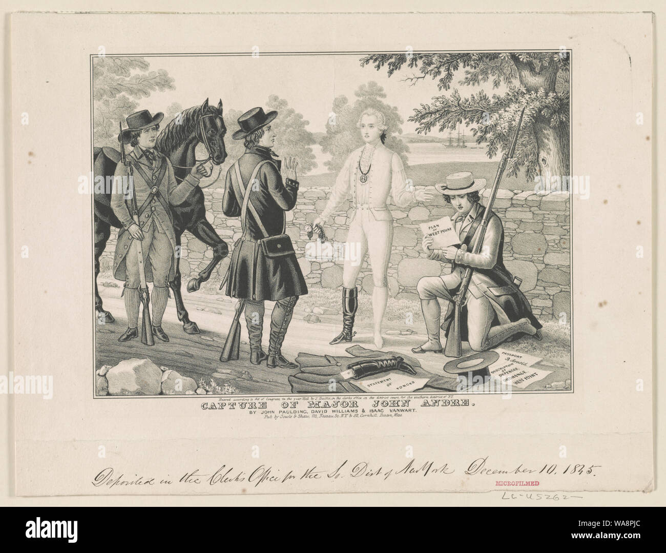 The capture of major andre hi-res stock photography and images - Alamy