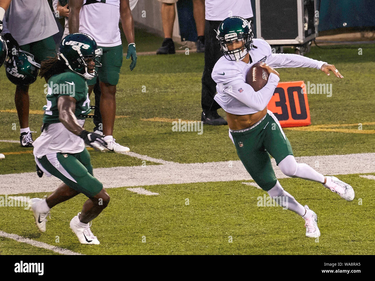 August 18, 2019, East Rutherford, New Jersey, USA: New York Jets ...