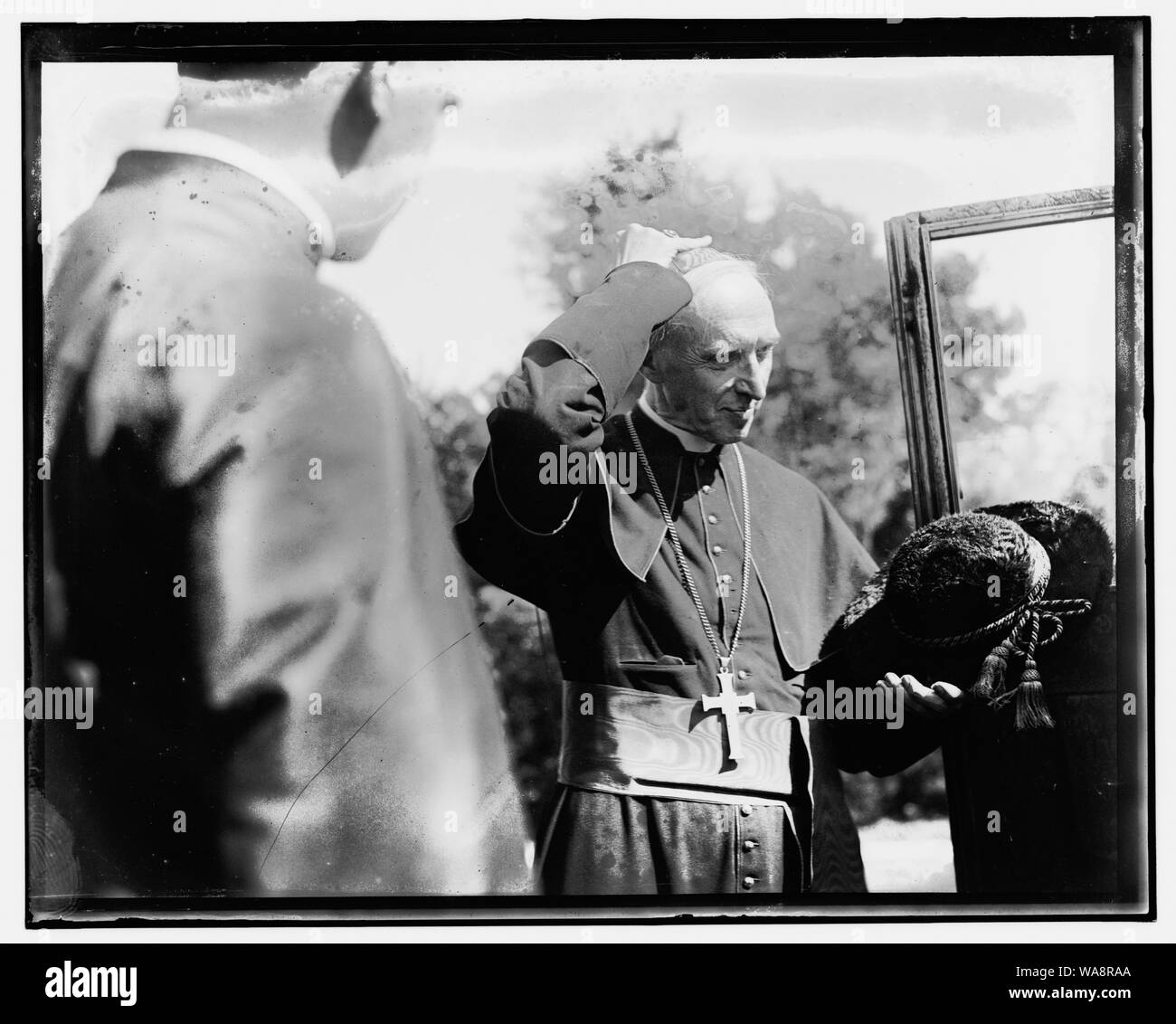 Cardinal Mercier at Catholic Univ., Conference of Bishops Stock Photo ...