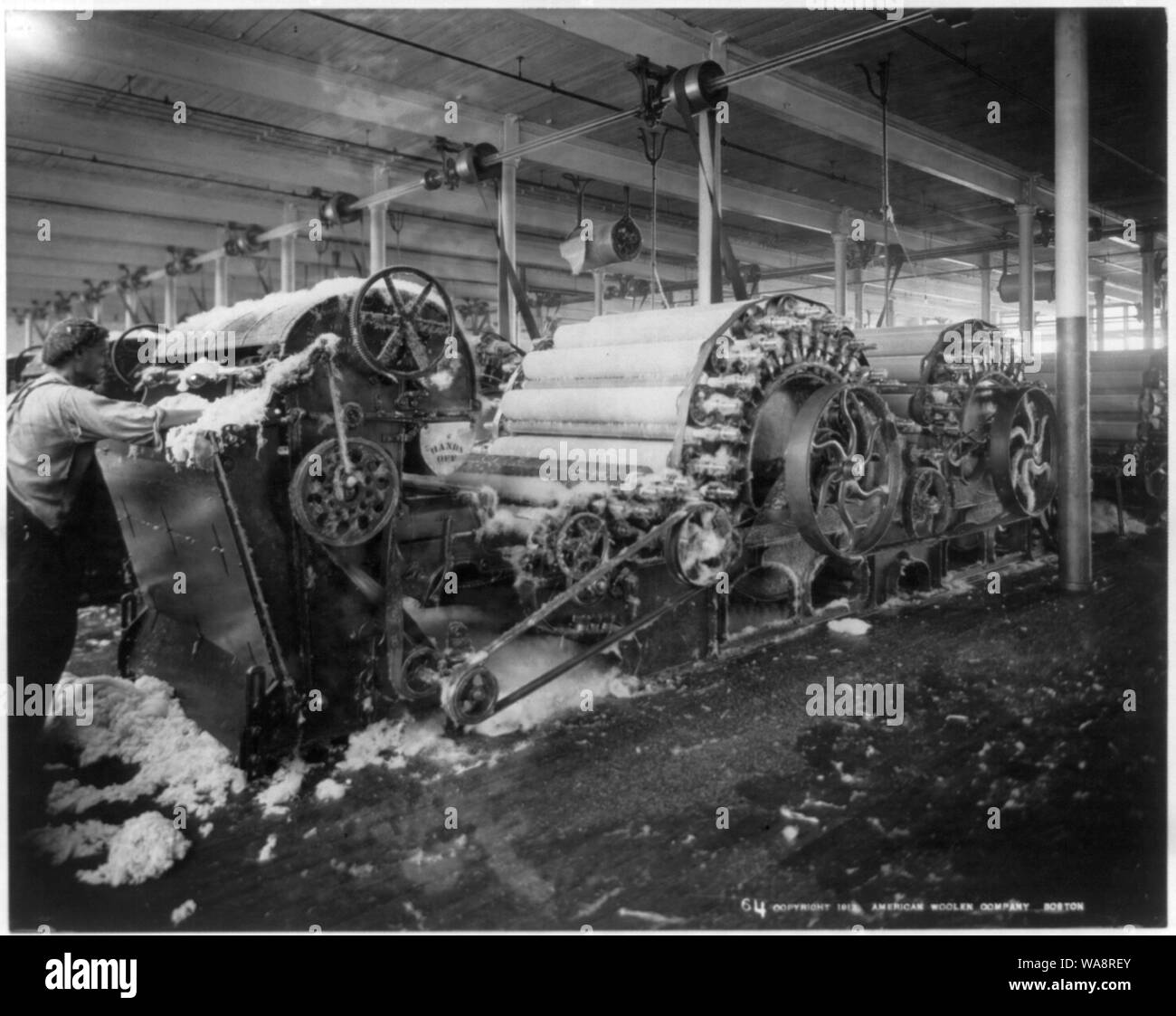 Carding Black and White Stock Photos & Images - Alamy