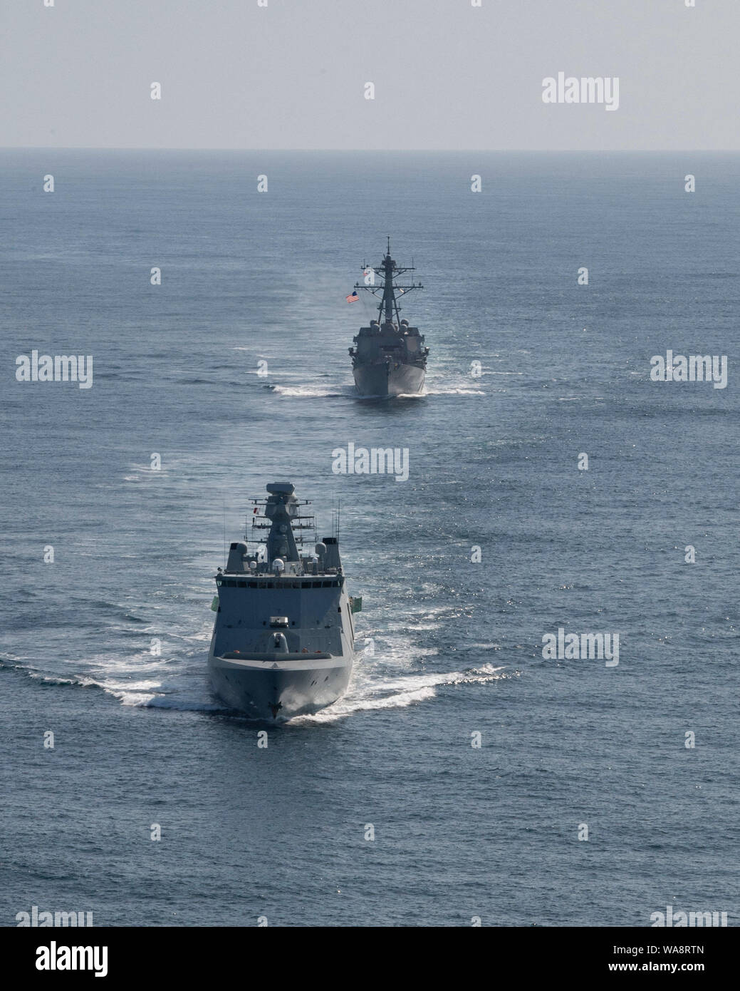 190816-N-TJ319-1108 ATLANTIC OCEAN (August 16, 2019) The U.S. Navy ...