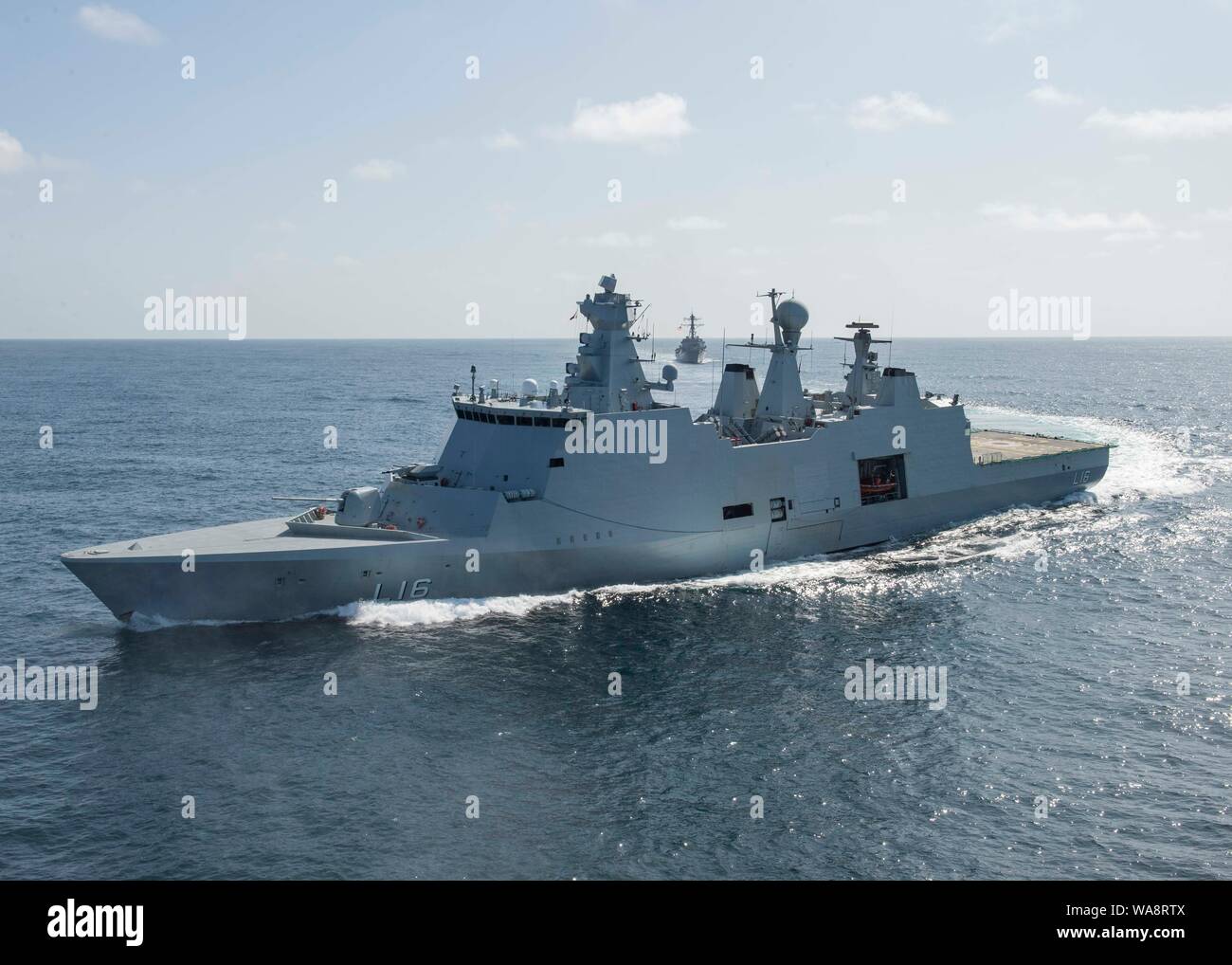 190816-N-TJ319-1251 ATLANTIC OCEAN (August 16, 2019) The U.S. Navy ...