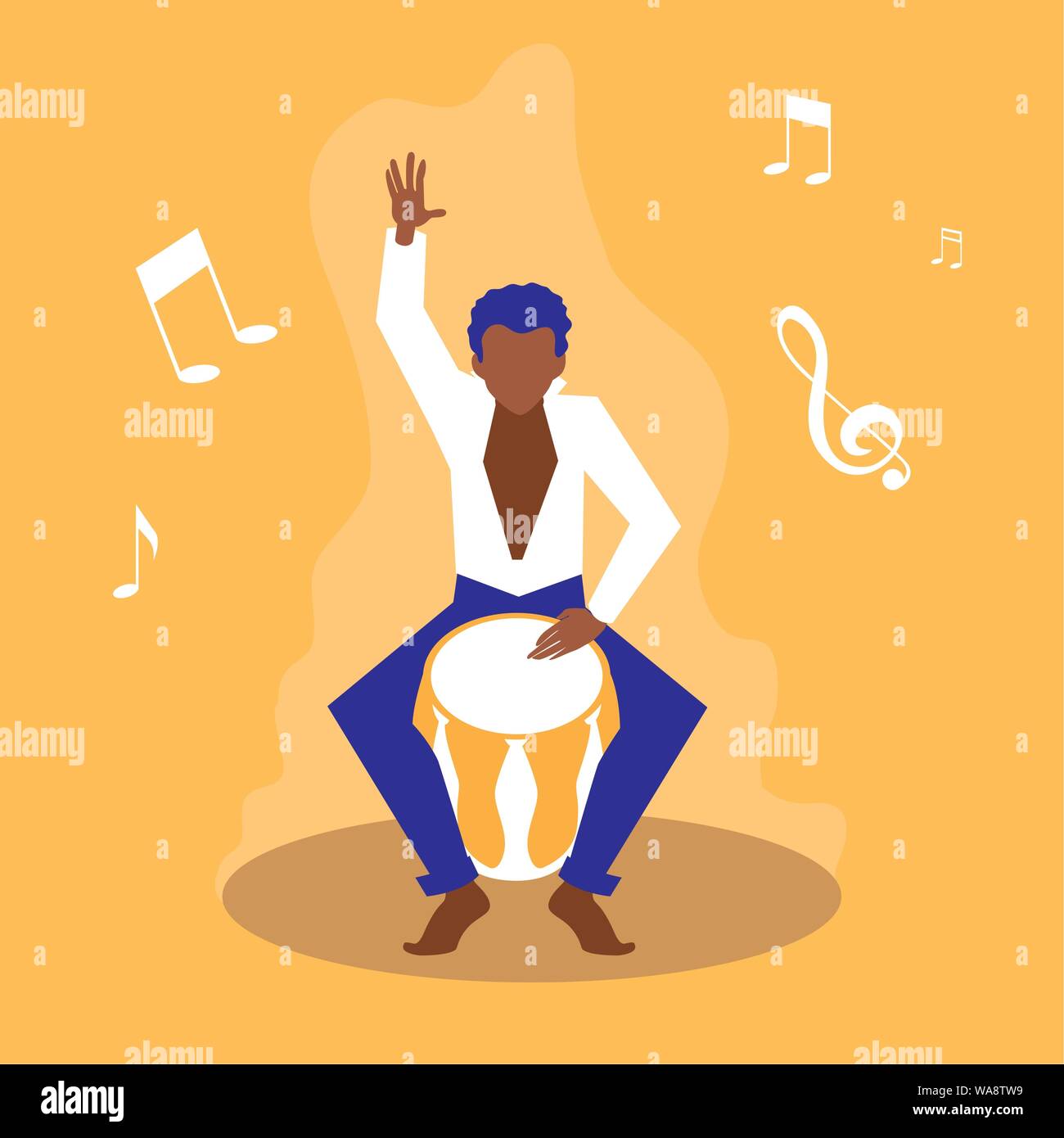 Percussionist cartoon Stock Vector Images - Alamy