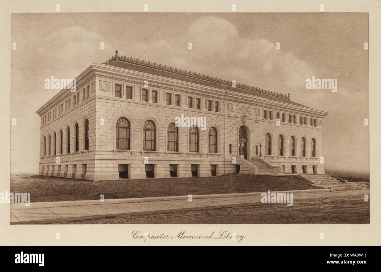 Carpenter Memorial Library Stock Photo Alamy