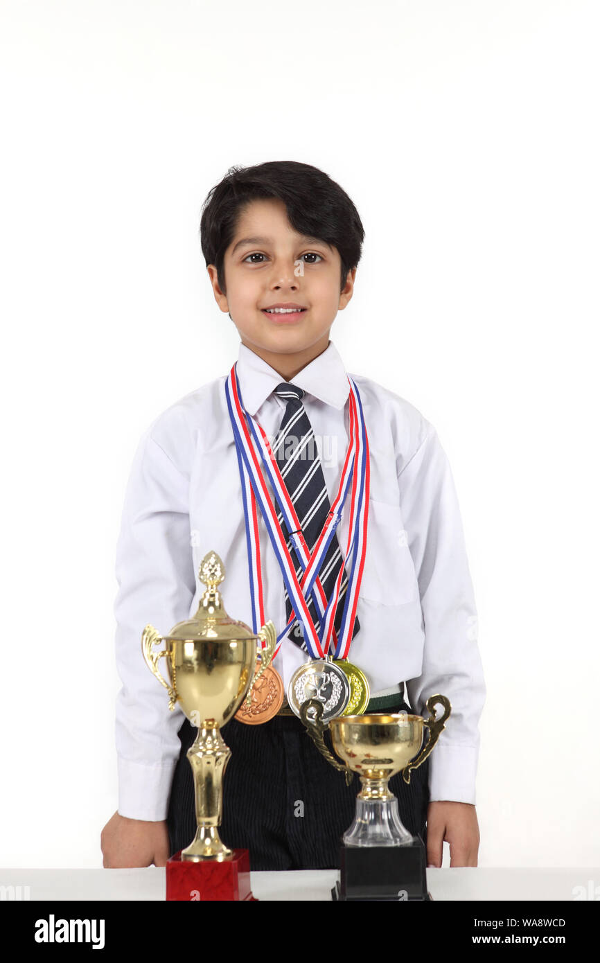 Boy Trophies High Resolution Stock Photography and Images - Alamy