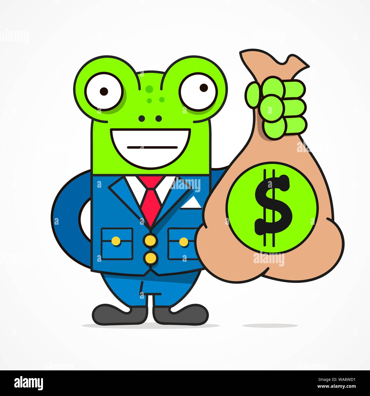 Smiling creditor Stock Vector Images - Alamy