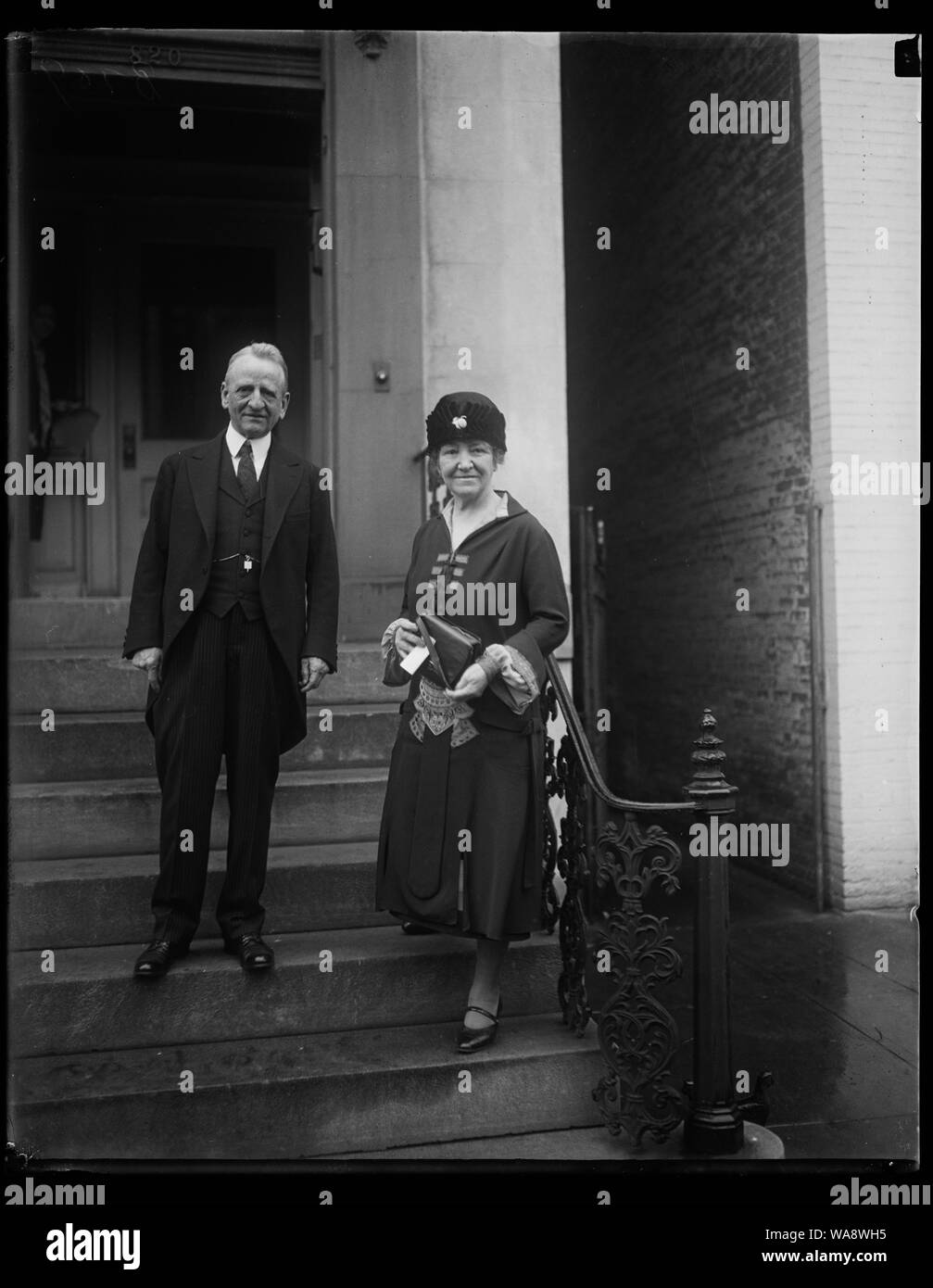 Carter Glass and wife Stock Photo - Alamy