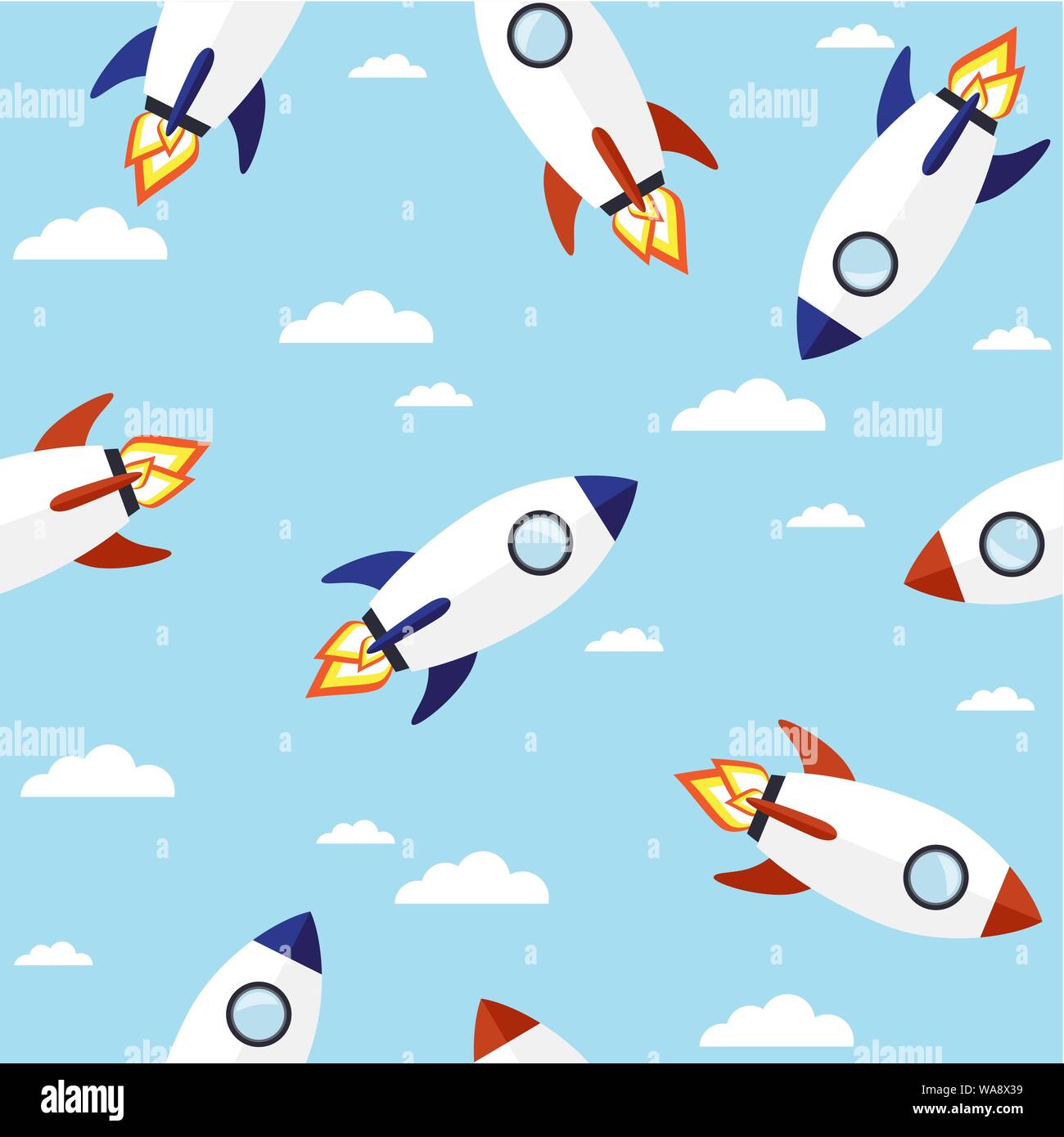 Space rocket ship wallpaper background hi-res stock photography and ...
