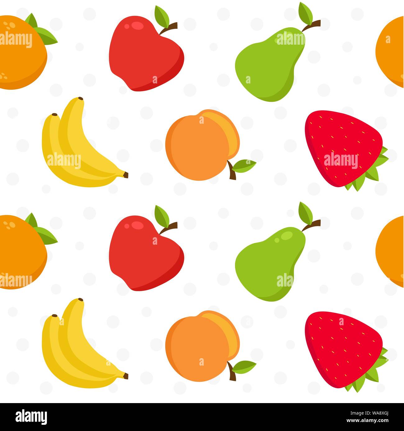 Strawberry plant vector pattern Cut Out Stock Images & Pictures - Alamy
