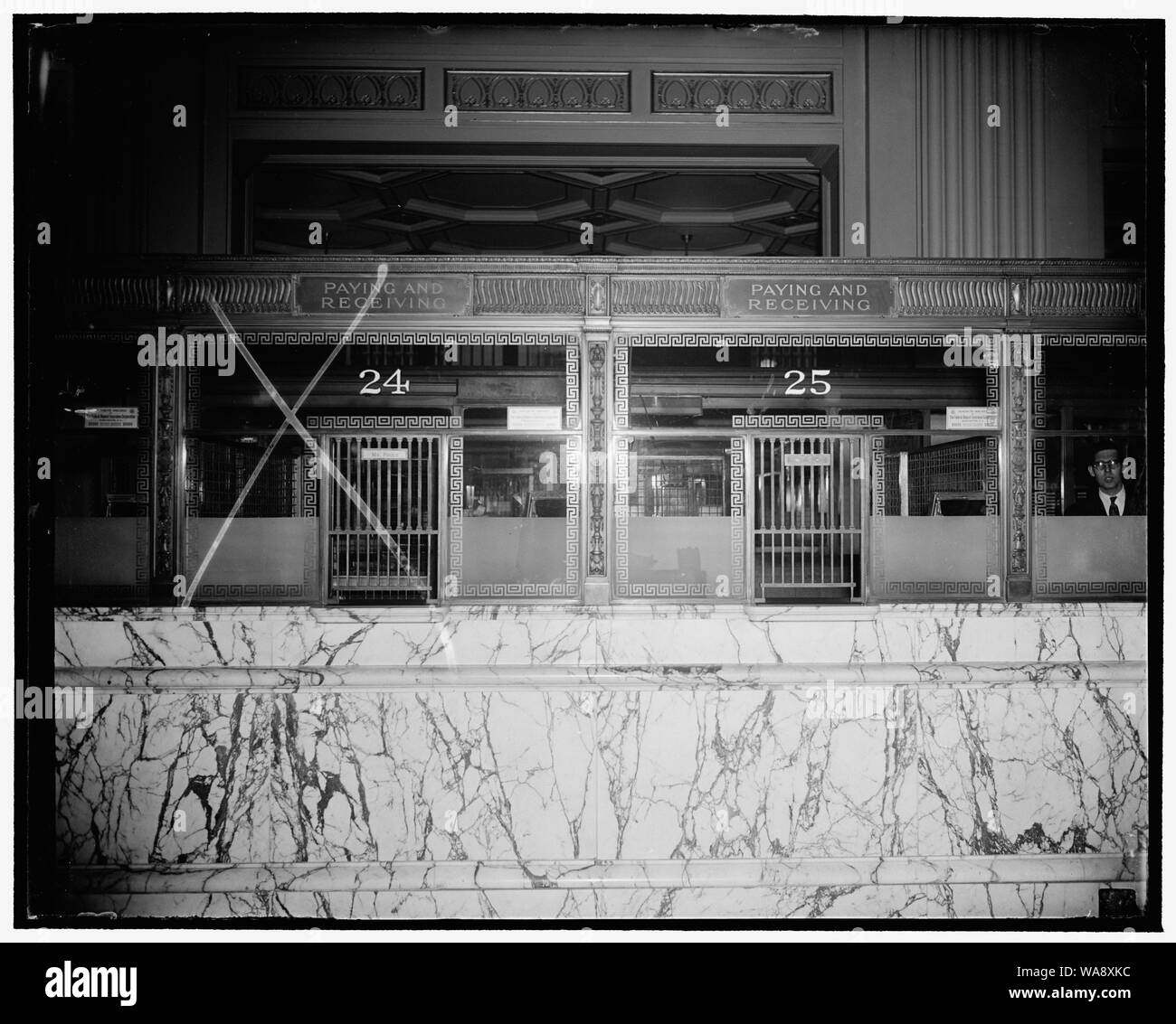 Cashiers window Cut Out Stock Images & Pictures - Alamy