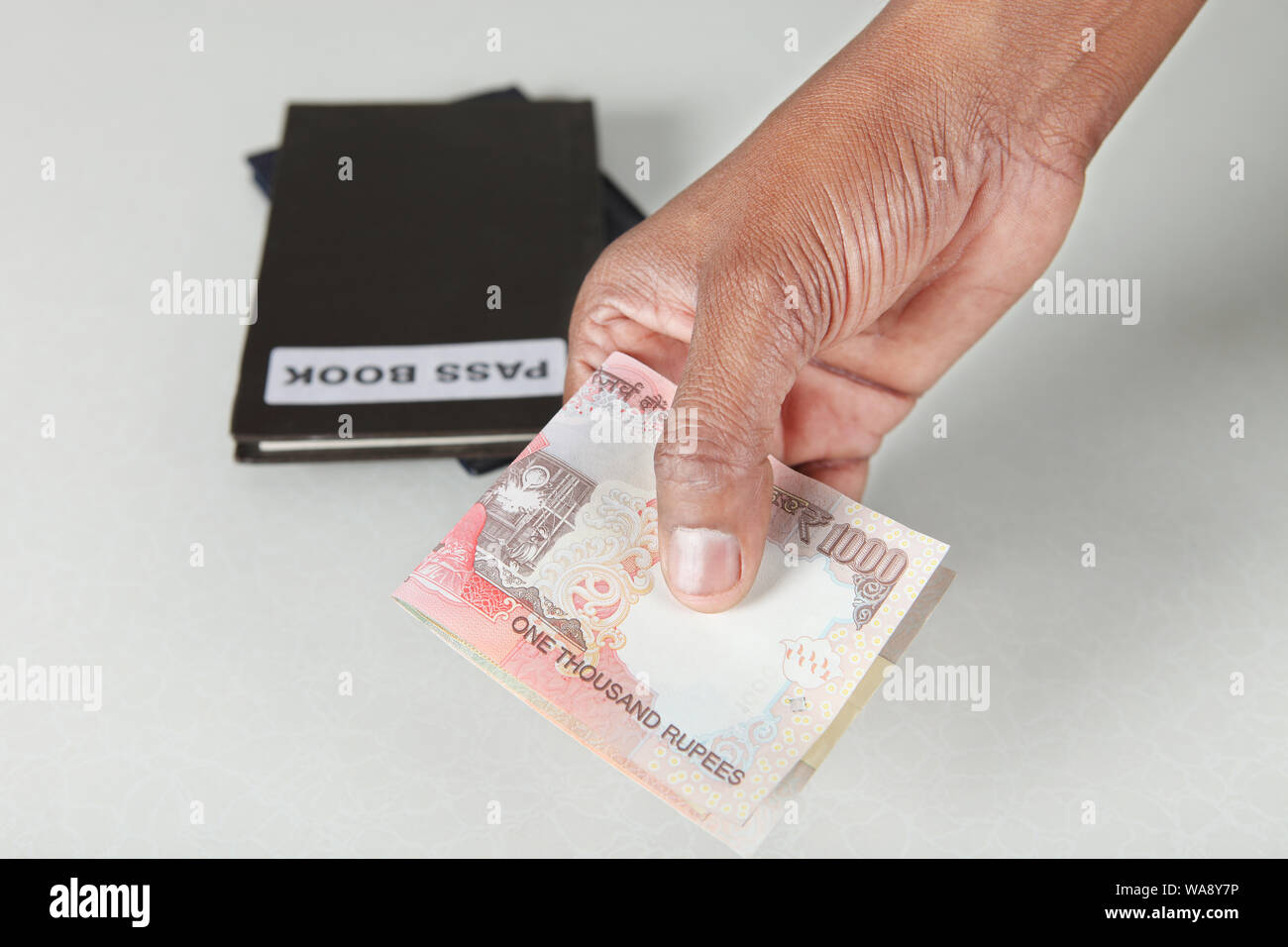 Depositing money bank hi-res stock photography and images - Alamy