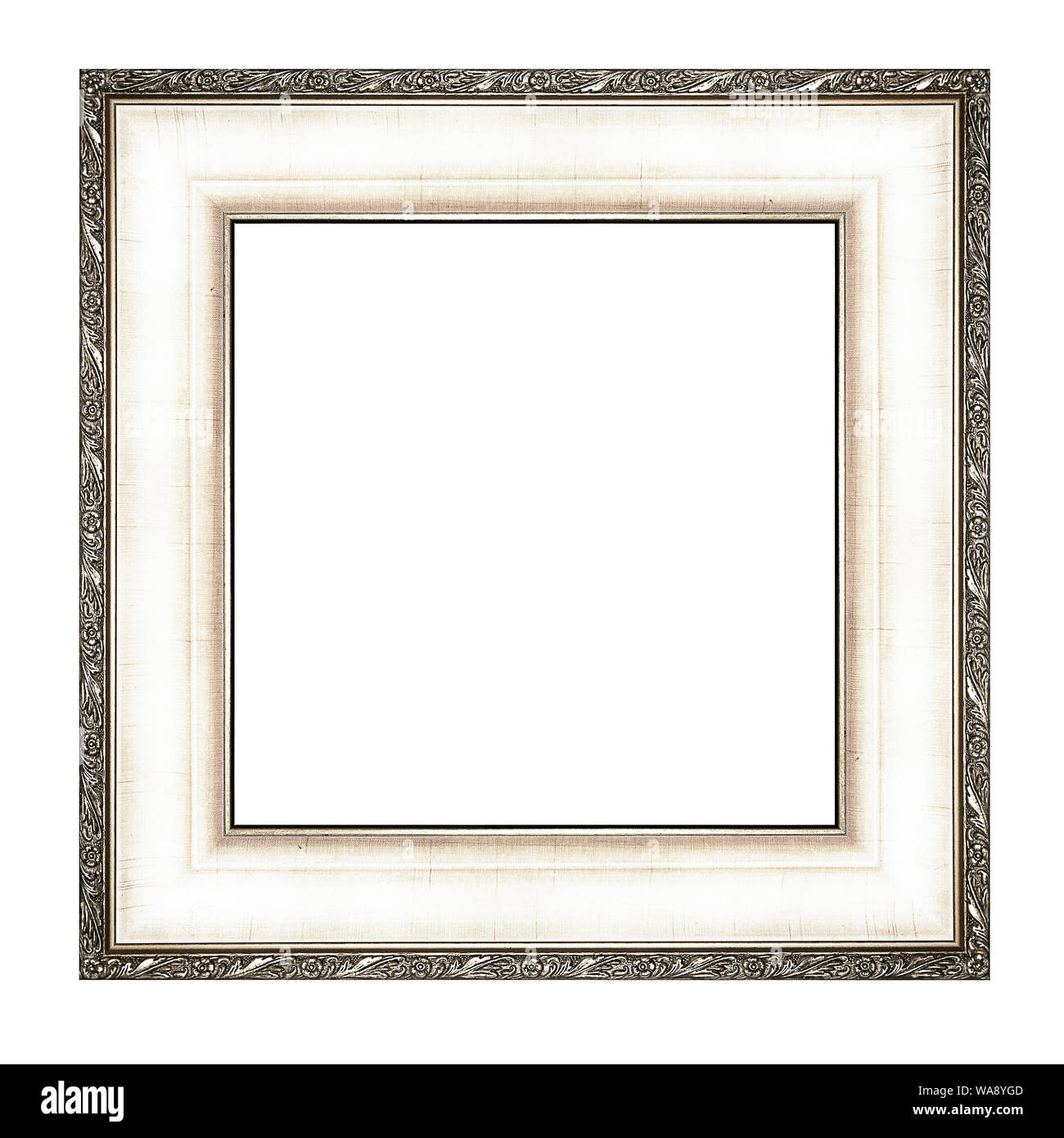 Silver picture frames old Cut Out Stock Images & Pictures - Alamy