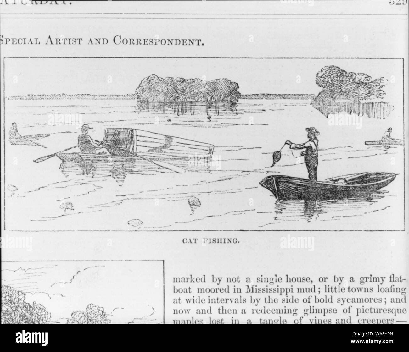 Fishing anglers Black and White Stock Photos & Images - Alamy