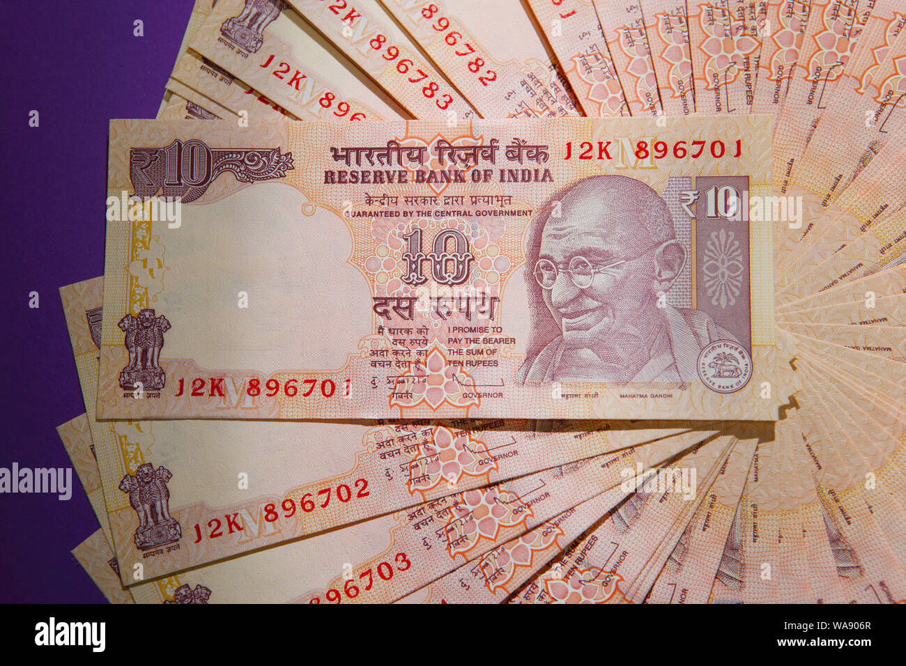 Indian money abundance rupees notes hi-res stock photography and images ...