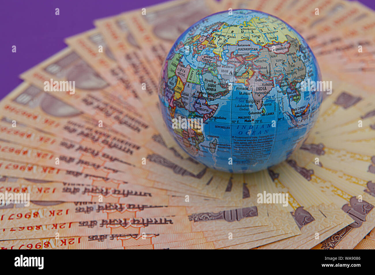 Indian money abundance rupees notes hi-res stock photography and images ...
