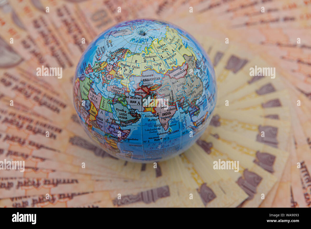 Indian money abundance rupees notes hi-res stock photography and images ...