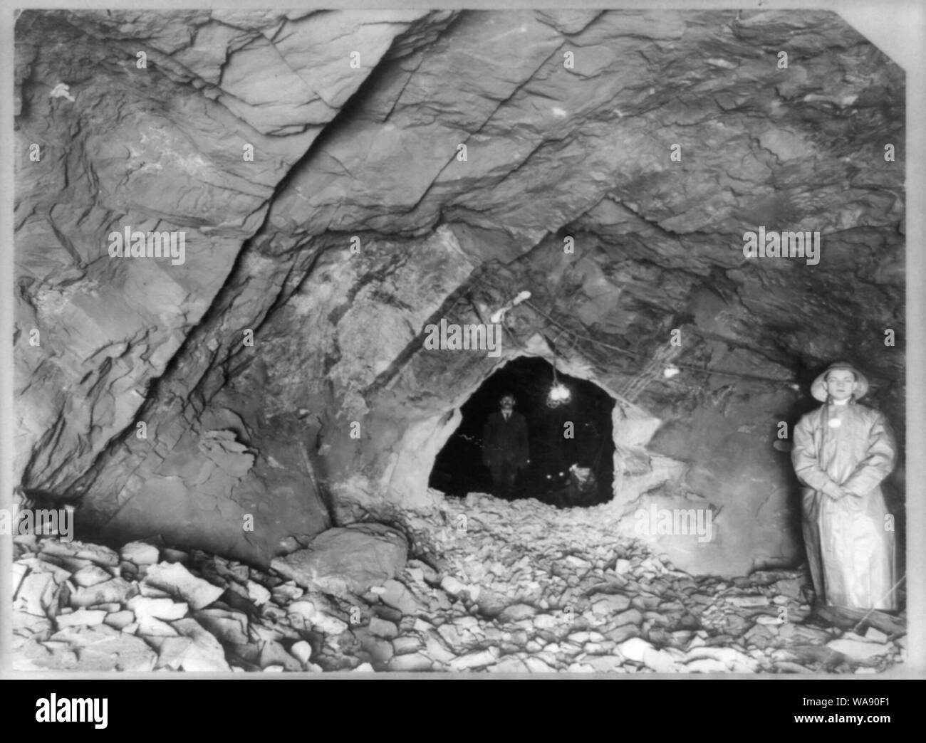 Catskill Aqueduct construction: Result of the blast of the great siphon ...