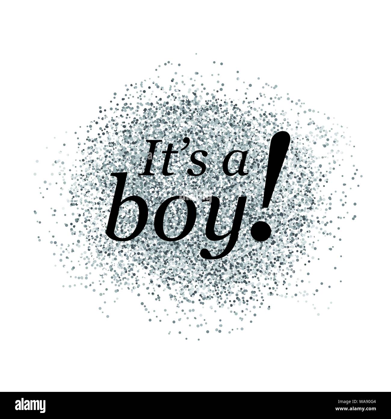 Its a boy confetti decoration. Family celebration decor ...