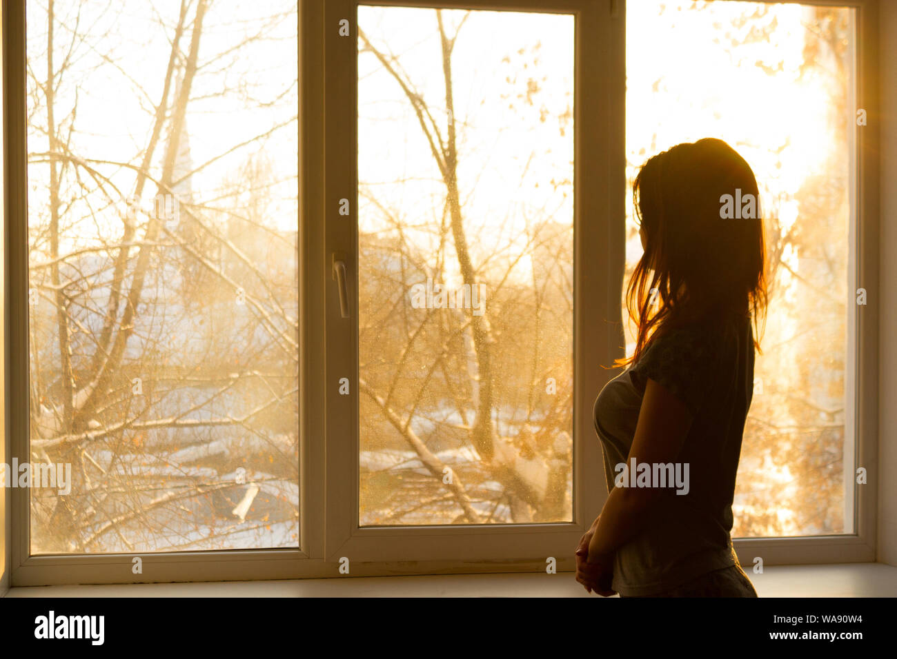 Morning Sunrise Through The Window