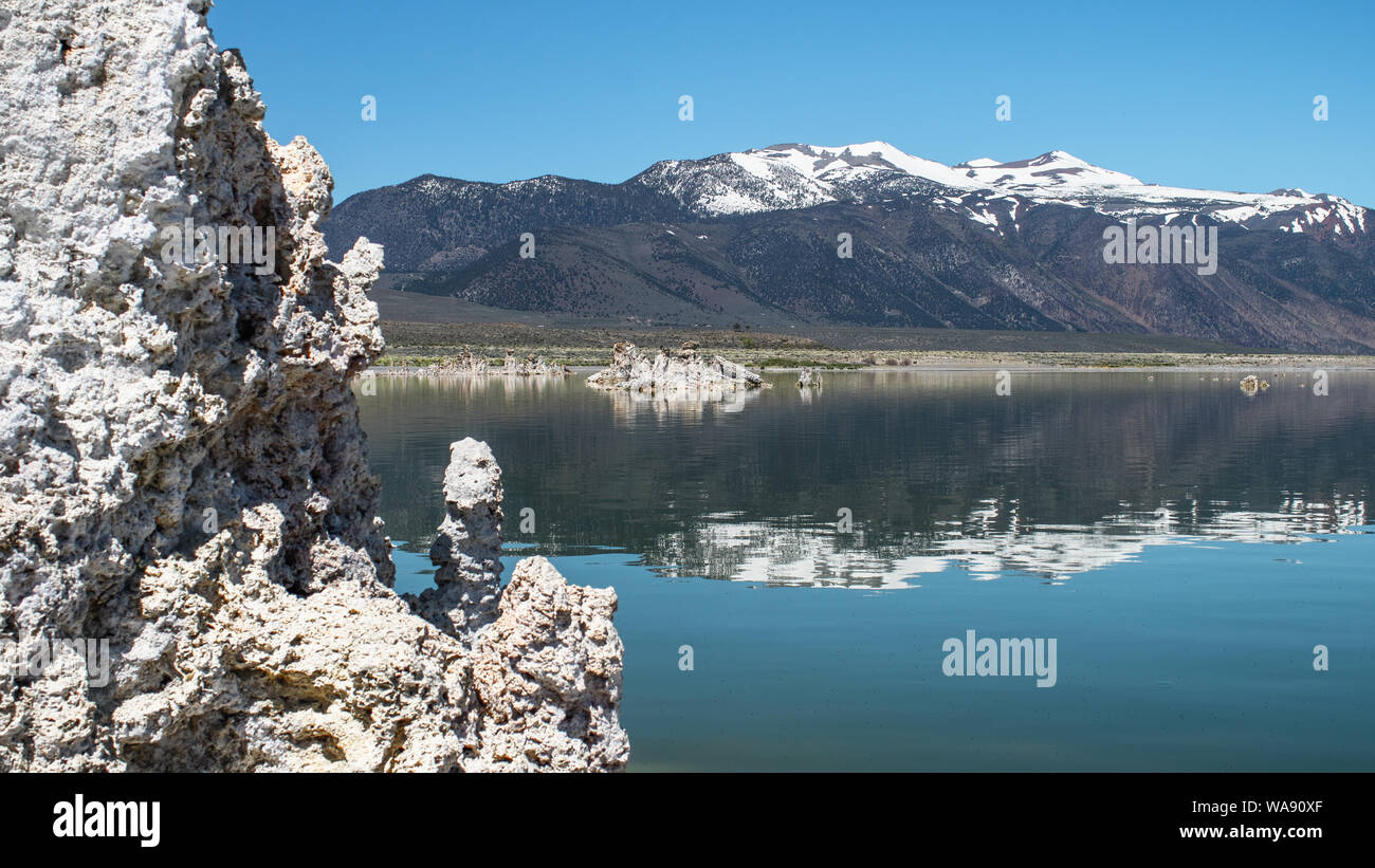 Mono Lake Tufa State Natural Reserve, California. Tufa Towers, and ...