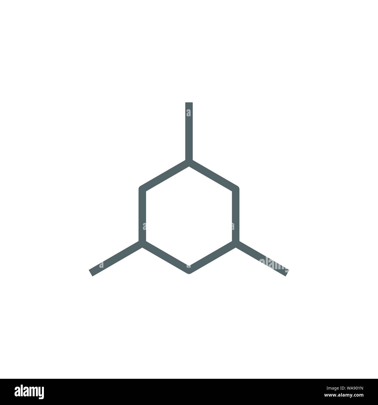 Honeycomb linear icon. Bioengineering. Thin line illustration. Contour ...