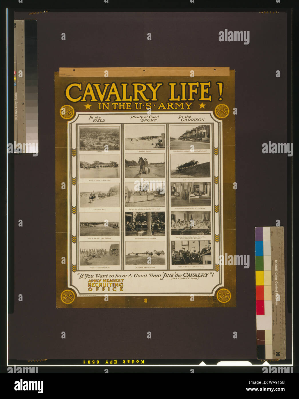 Cavalry life! In the U.S. Army Abstract: U.S. Army cavalry recruiting ...