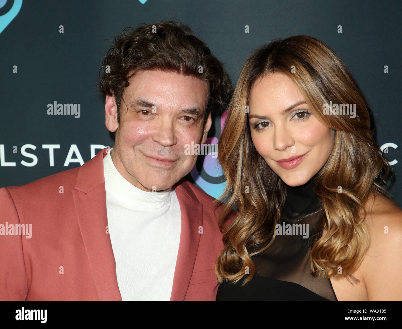 Hollywood, Ca. 18th Aug, 2019. George Caceres, Katharine McPhee, at ...