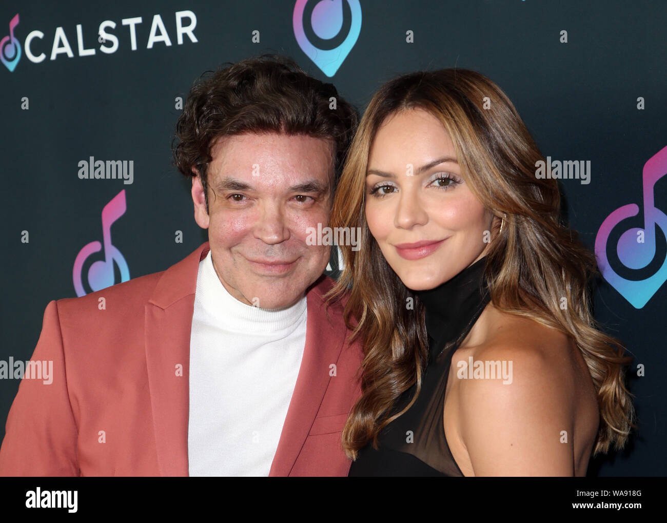 Hollywood, Ca. 18th Aug, 2019. George Caceres, Katharine McPhee, at ...