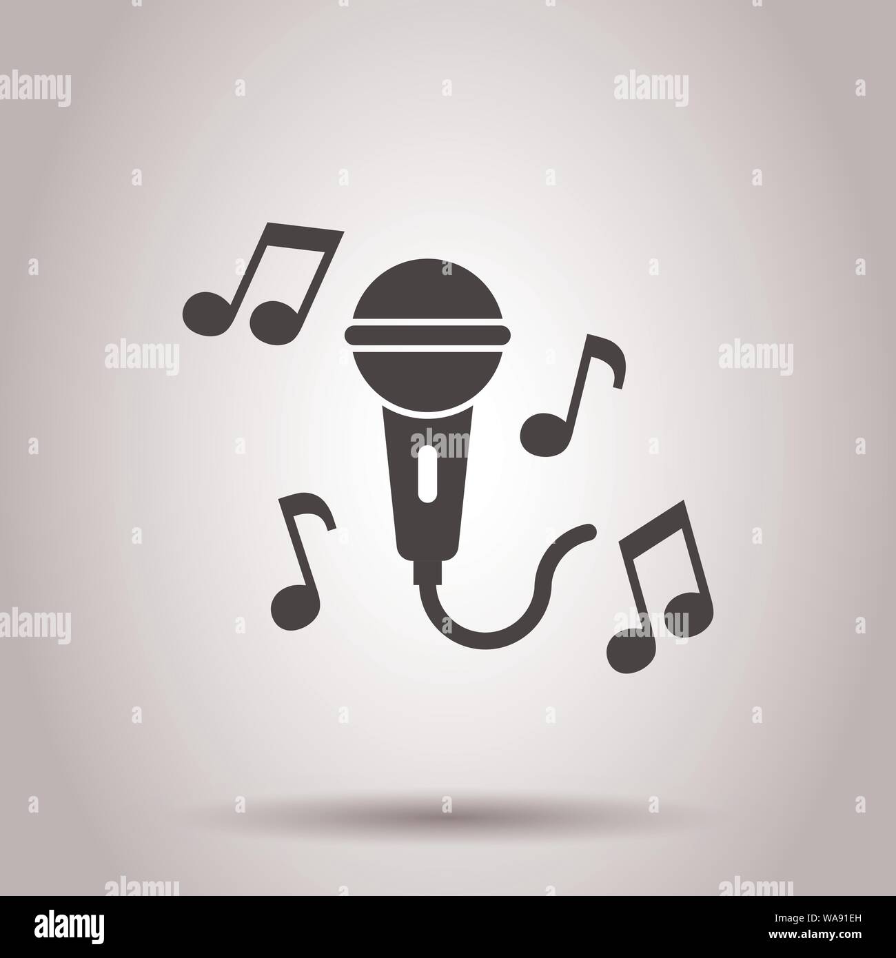 Singer icon vector vectors hi-res stock photography and images - Alamy