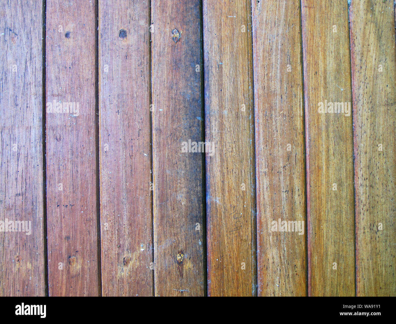 Material of vertical brown wood texture Stock Photo - Alamy