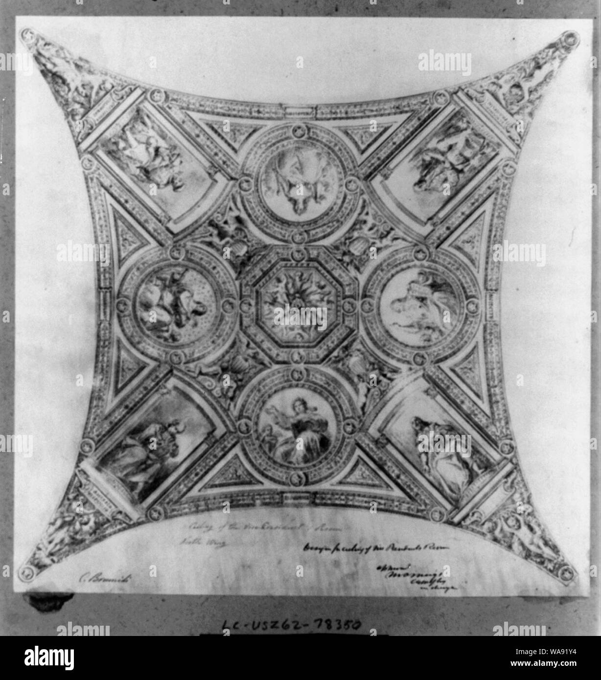 Ceiling of the Vice President's [i.e. President's] room, north wing ...