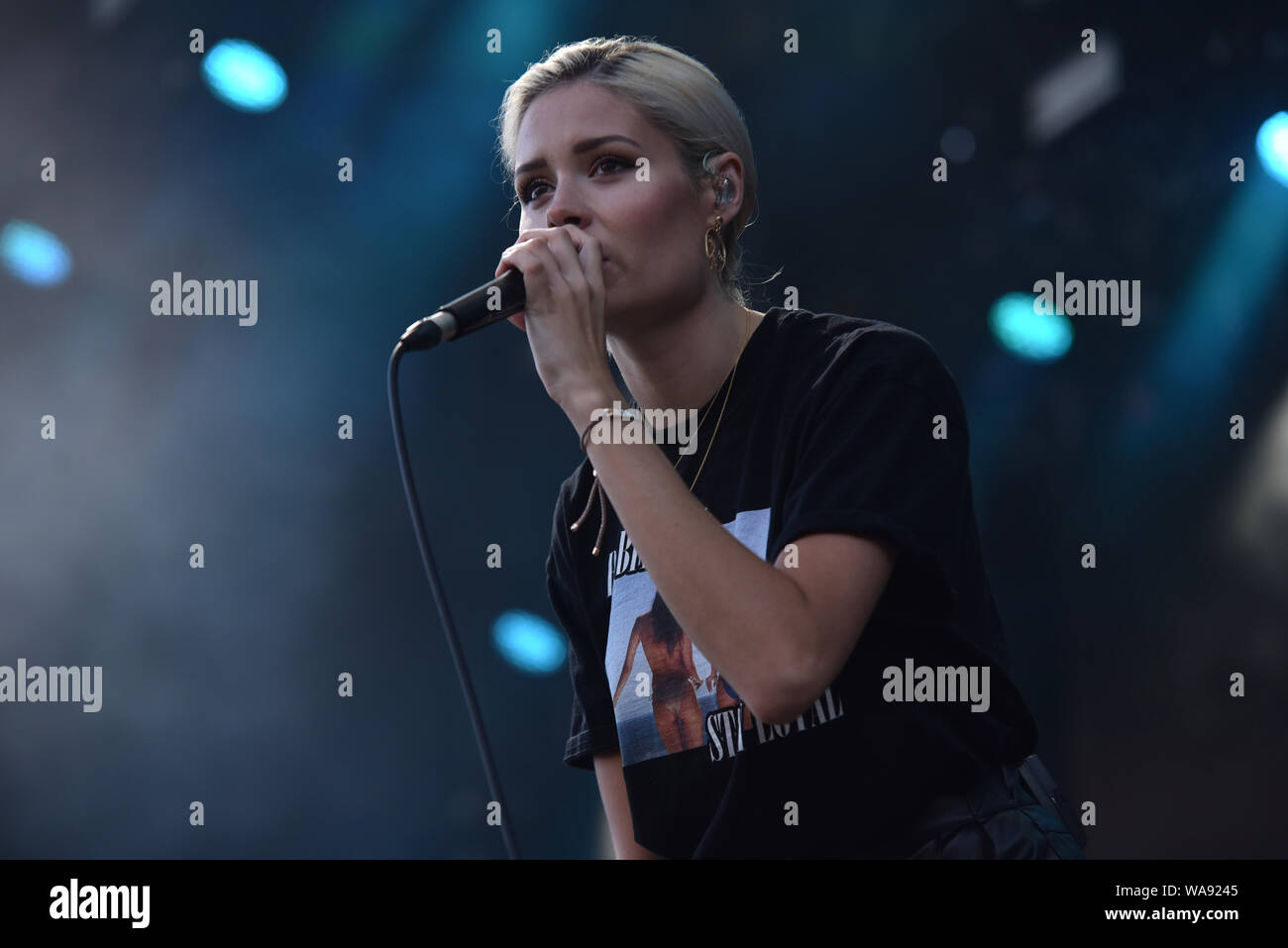 Nina Nesbitt performing in concert at Scarborough Open Air Theatre ...
