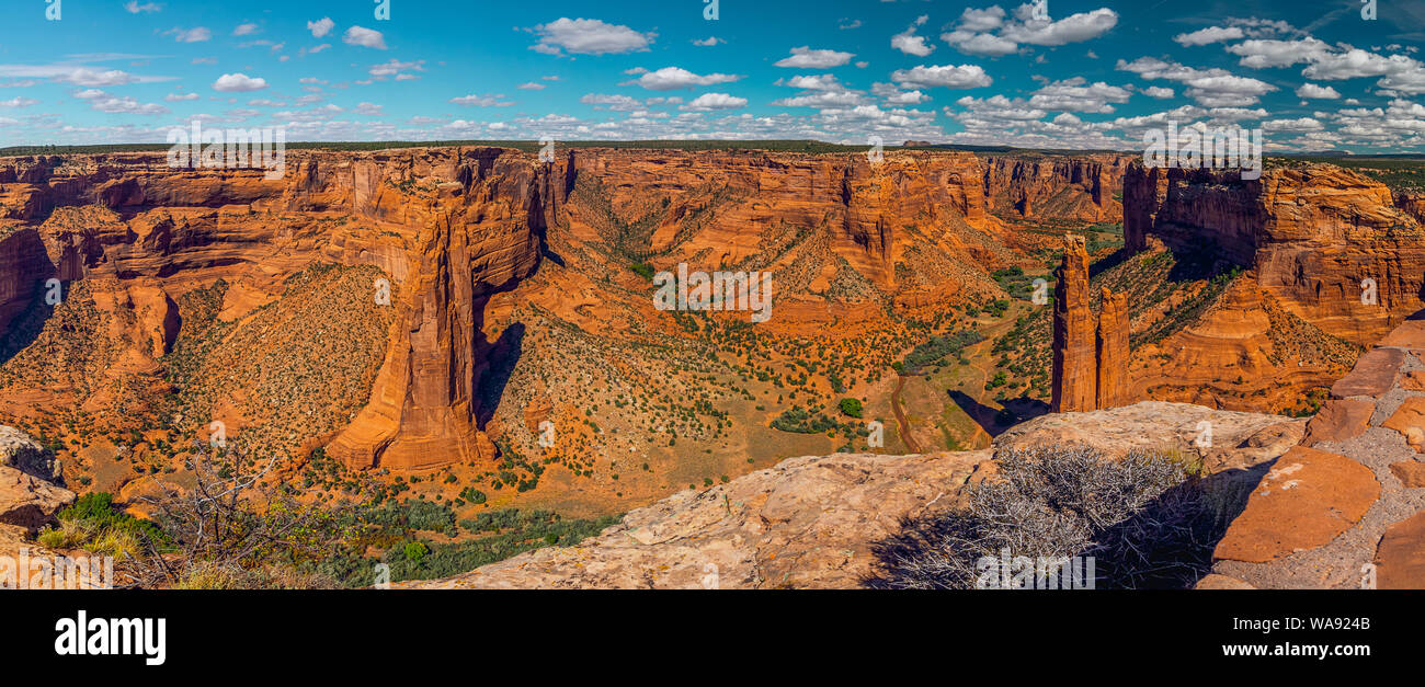 Canyon de Chelly National Monument, Arizona. Panorama Stock Photo - Alamy