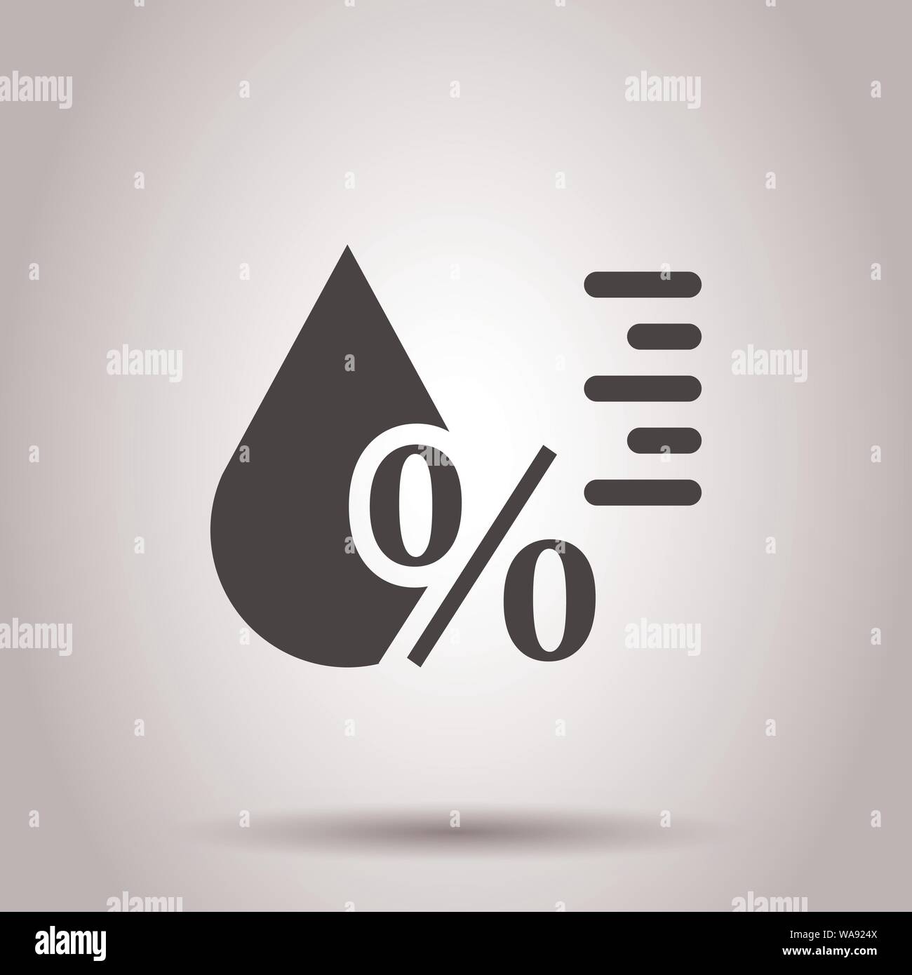 Dew point icon vector vectors Stock Vector Images - Alamy
