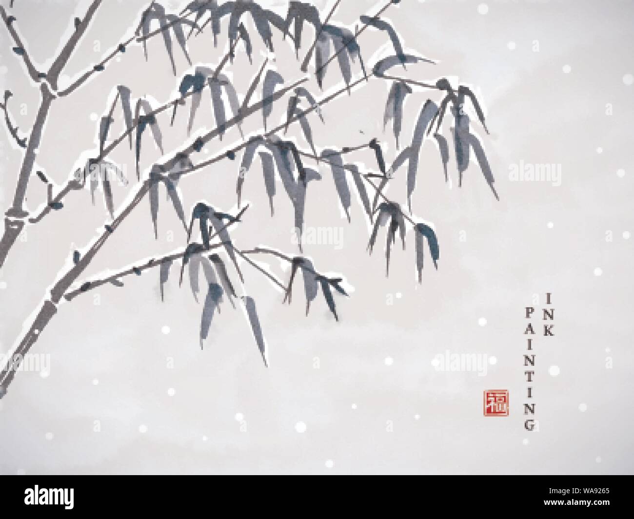 Bamboo art artwork Stock Vector Images - Alamy