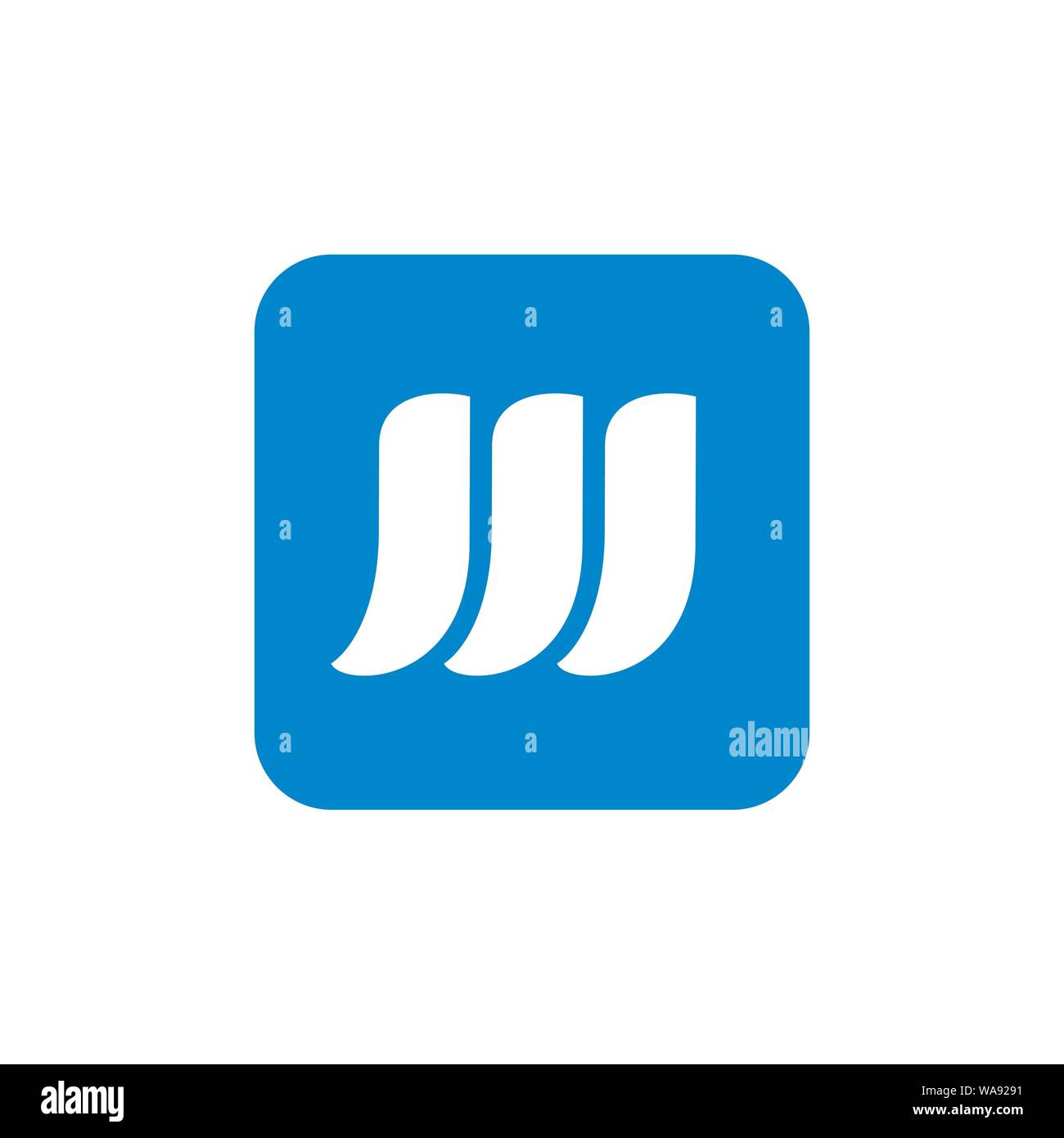 Square With Letter W Logo Stock Vector Image & Art - Alamy