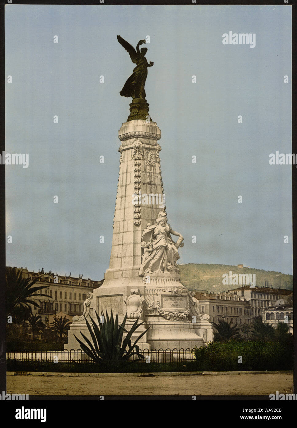 Centenaire Monument, Nice, Riviera Stock Photo - Alamy