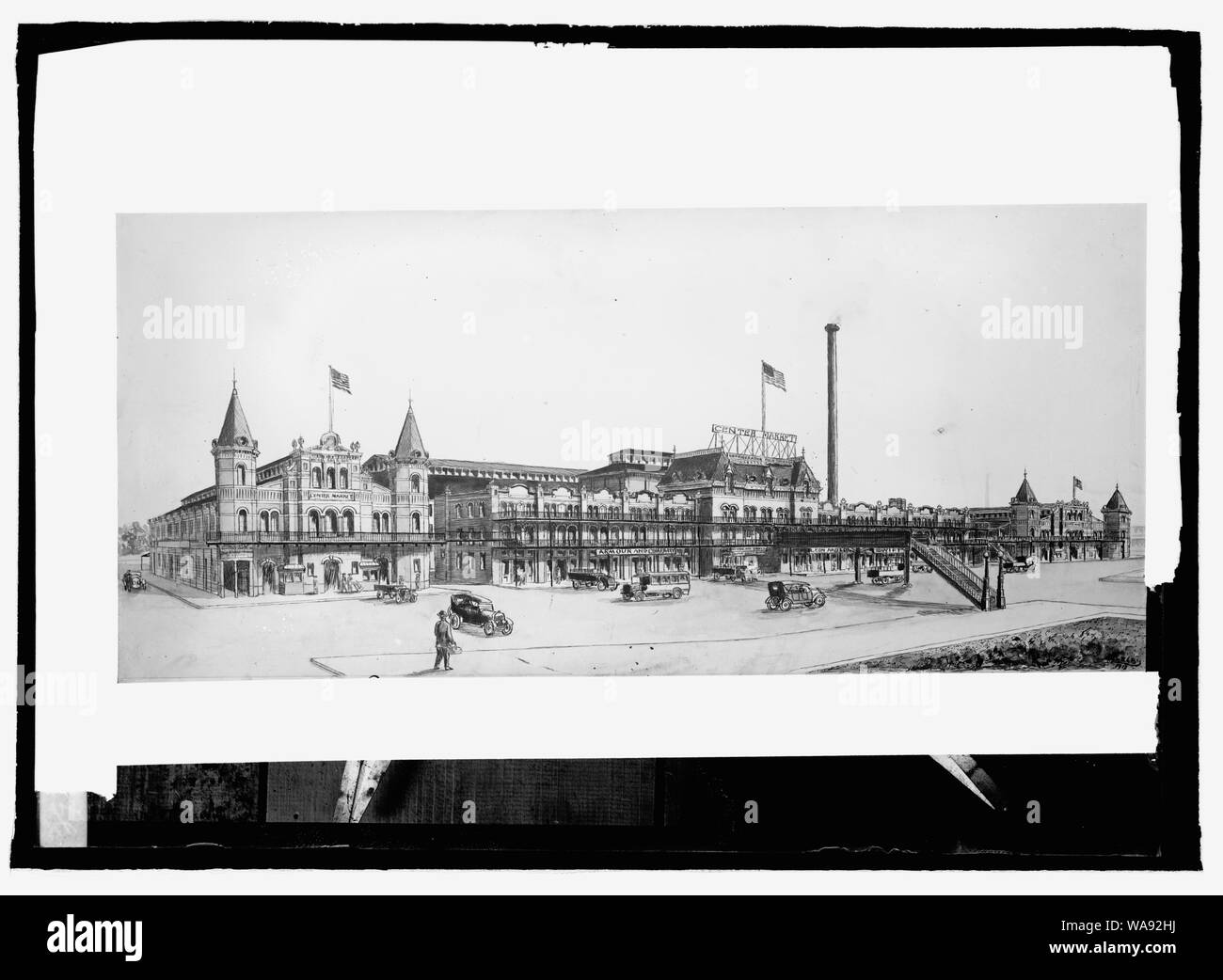 Food stalls market Cut Out Stock Images & Pictures - Alamy