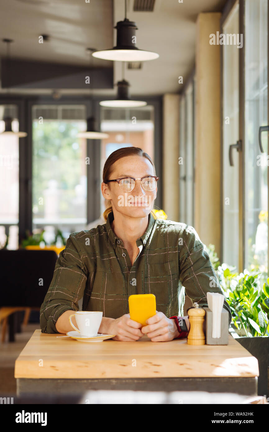 Nice looking man drinking coffee hi-res stock photography and images ...