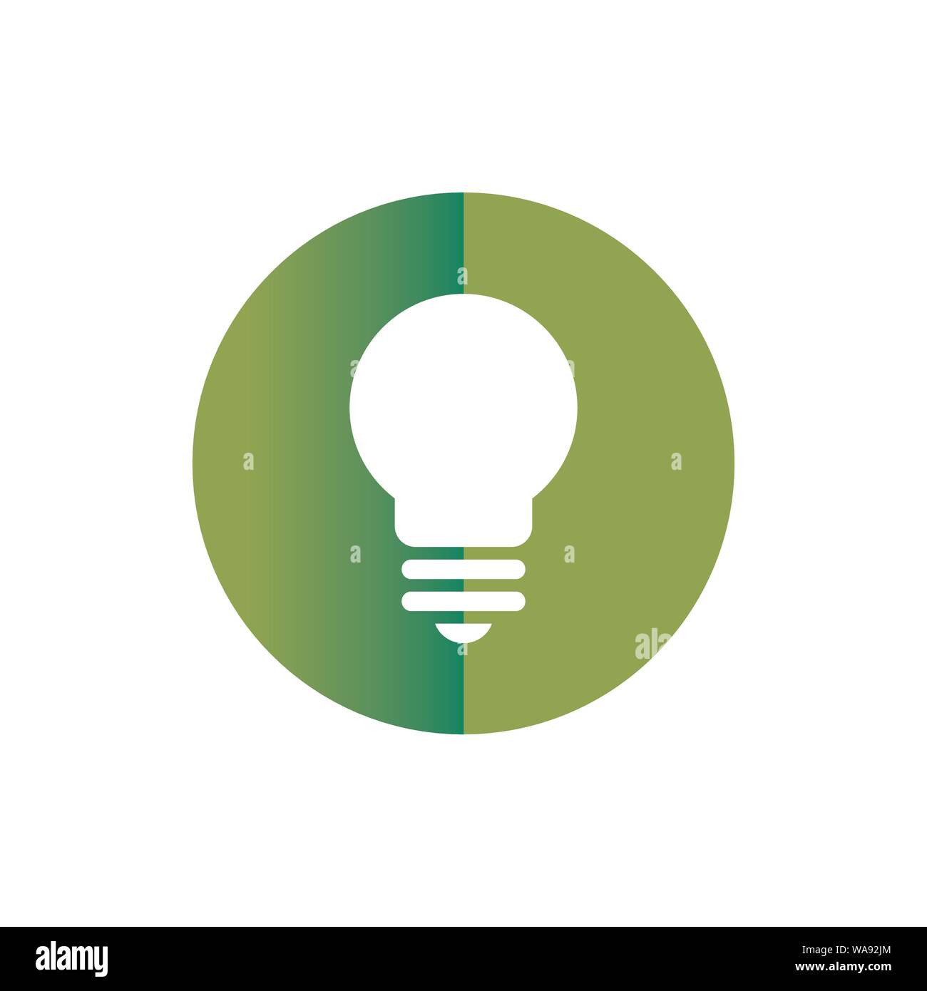 Lightbulb logo hi-res stock photography and images - Alamy