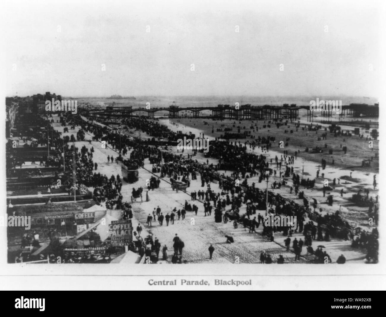 Central Parade, Blackpool Stock Photo - Alamy