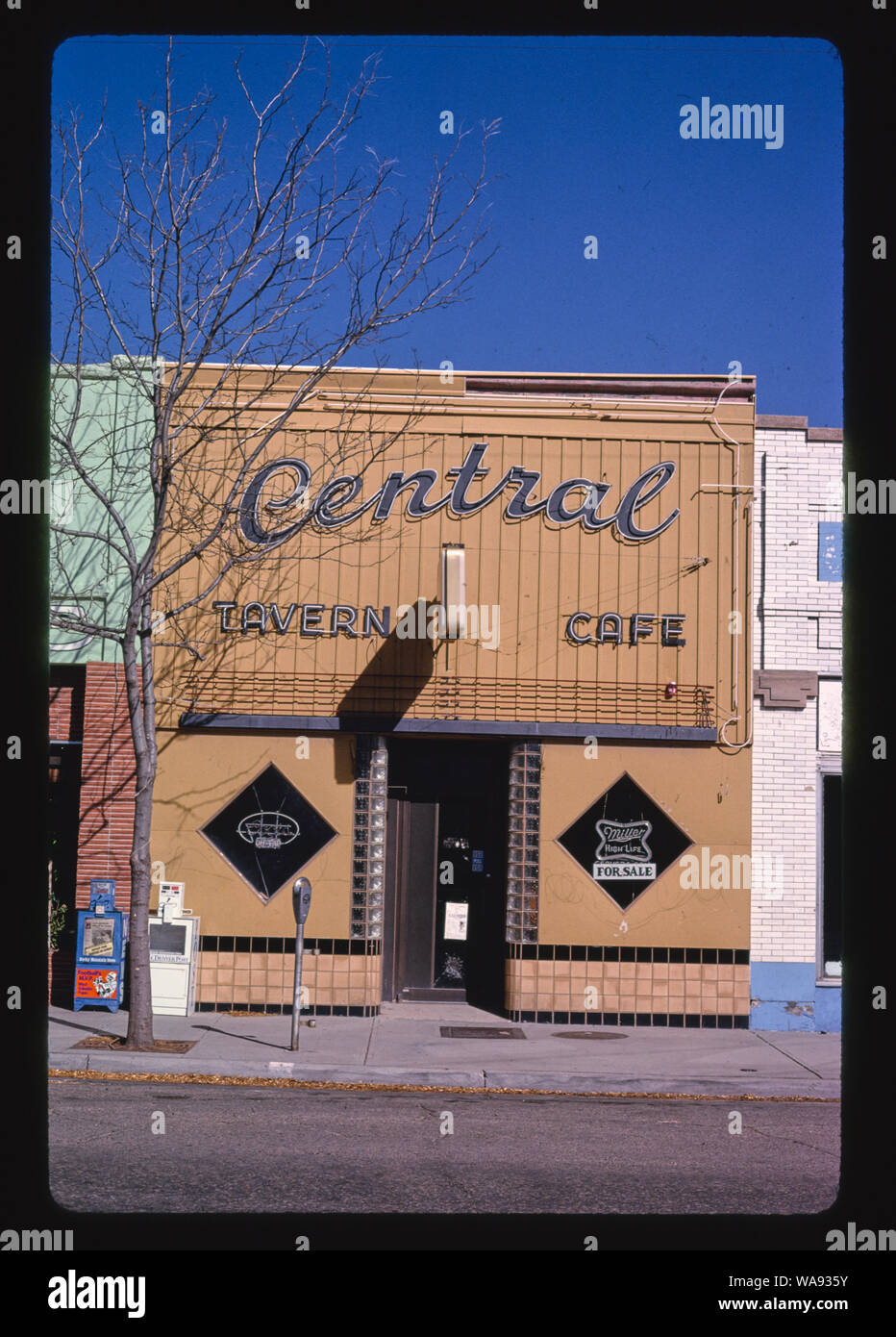 Central Tavern Cafe, Walsenburg, Colorado Stock Photo - Alamy